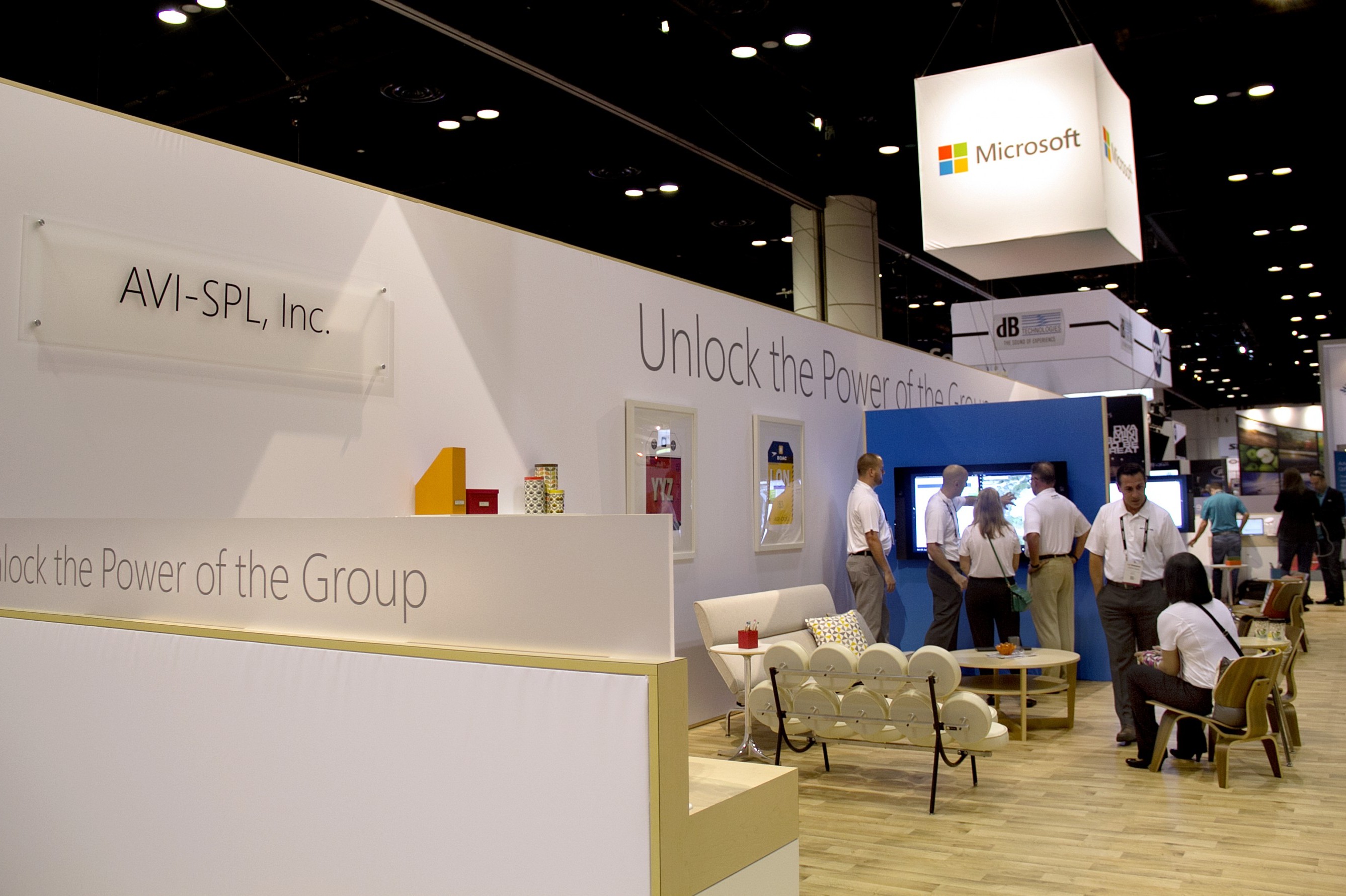 Surface Hub demos on AVI-SPL stand Surface Hub demos on AVI-SPL stand
