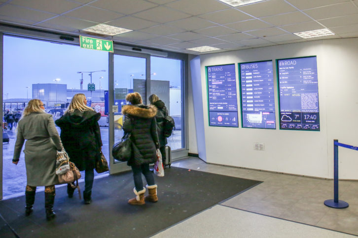LG checks-in at Luton Airport for first class digital signage upgrade