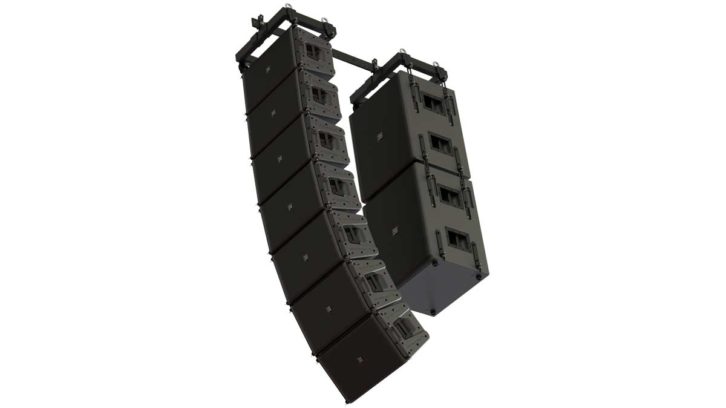 D.A.S Audio line arrays deployed in major basketball stadium
