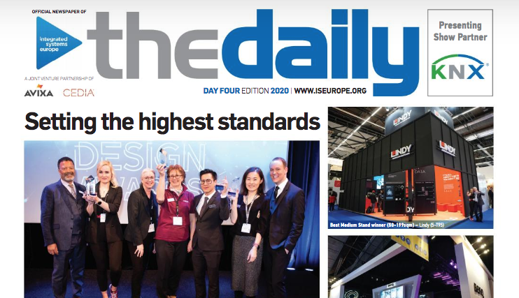 The ISE Daily returns for 2022 Barcelona show - Installation