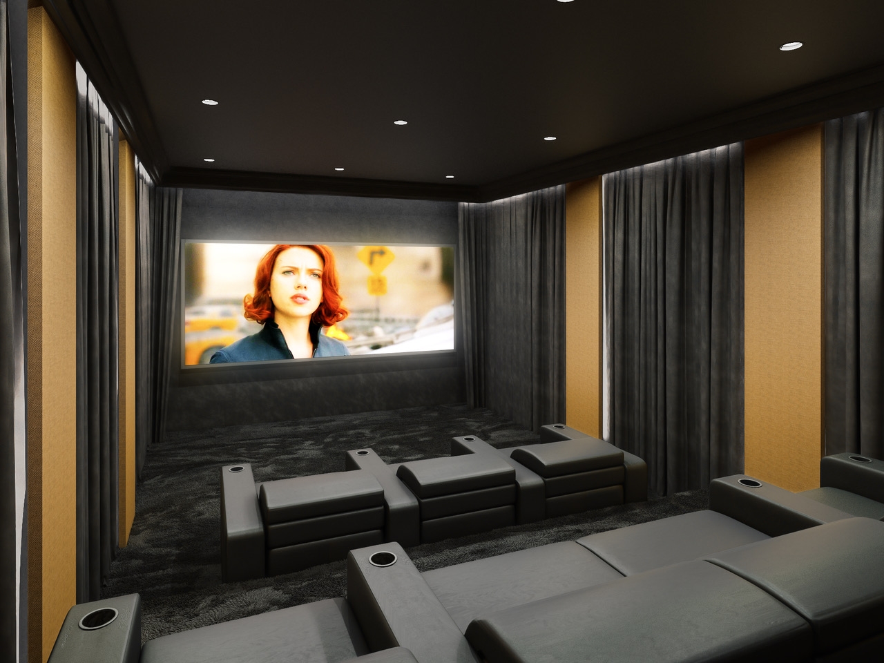 Reference home cinema design launched by Rasike - Installation