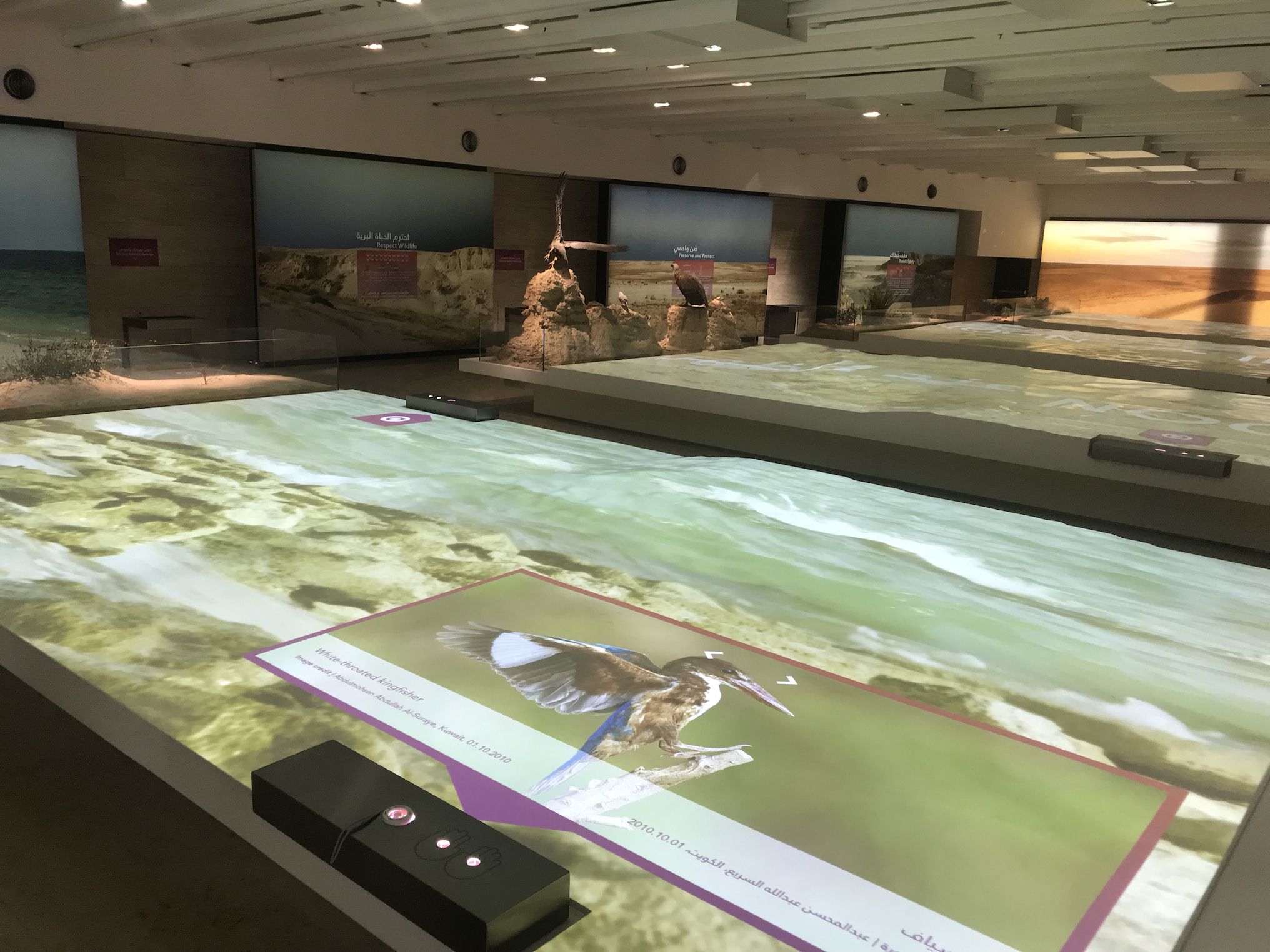 Digital Projection helps museums chart the history of Kuwait - Installation