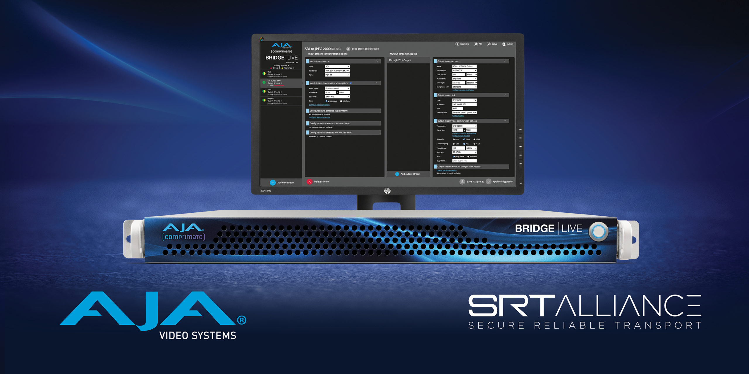 AJA Video Systems joins SRT Alliance - Installation