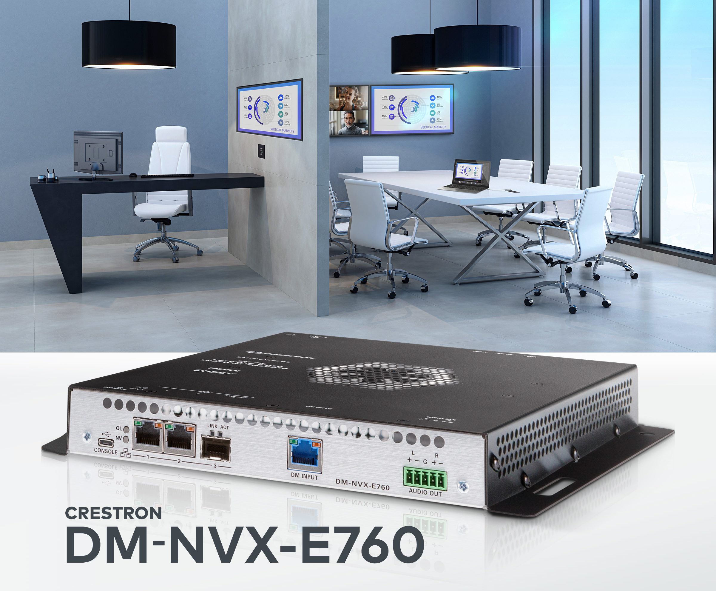 Crestron adds to its AVoIP portfolio with DM-NVX-E760 encoder ...