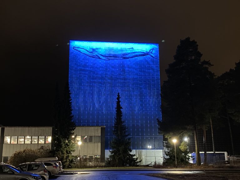 HARMAN illuminates with Martin Exterior Projection 1000 - Installation