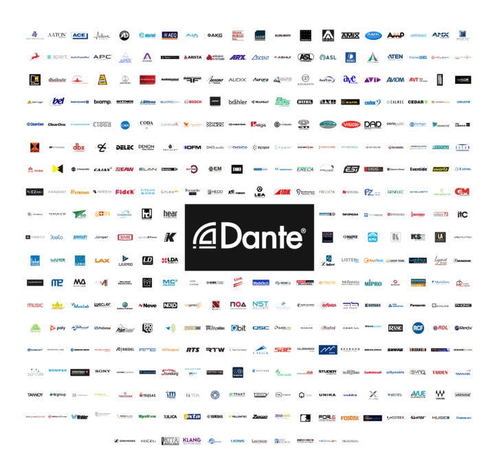 Dante now supported in more than 3,000 devices - Installation