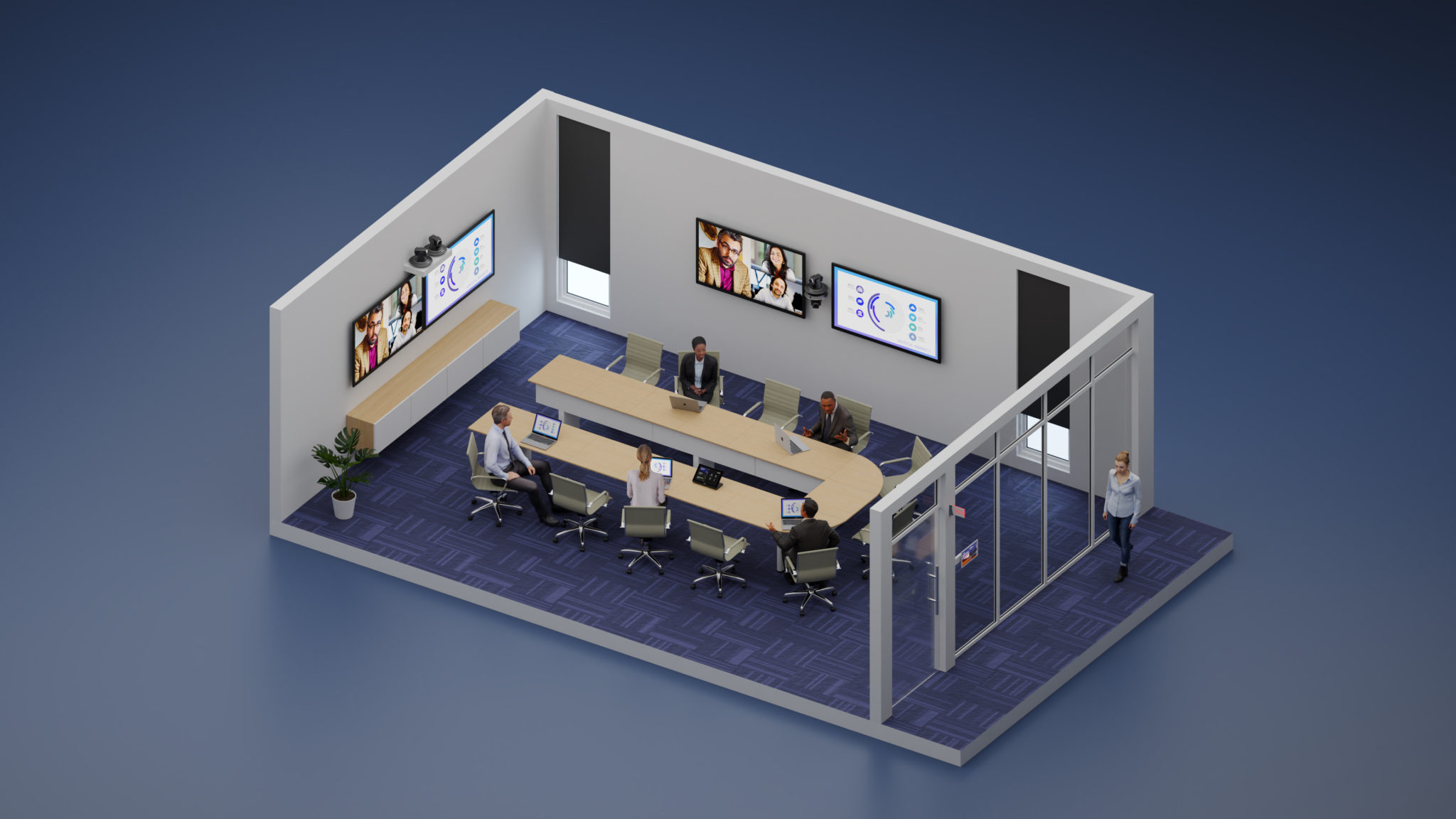 Crestron showcases its hybrid meeting room experience - Installation