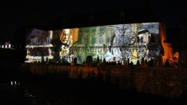 Projection mapping creates visually spectacular spectacle on German ...