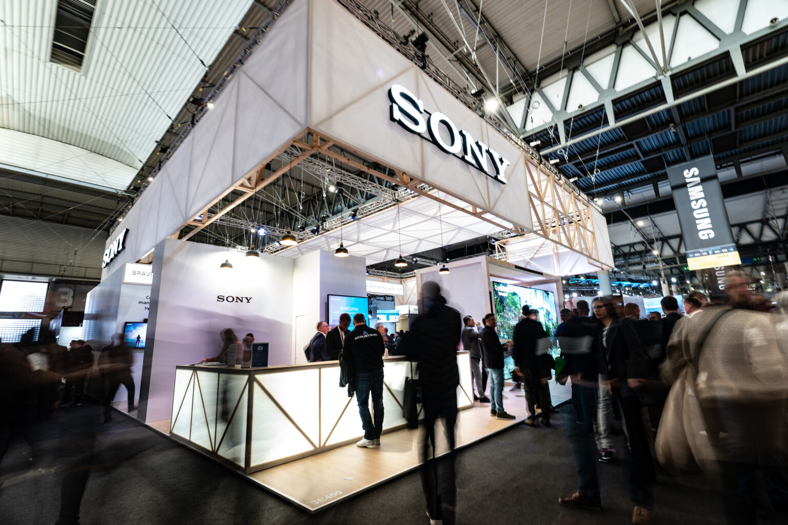 Sony booth to showcase strong focus on sustainability - Installation