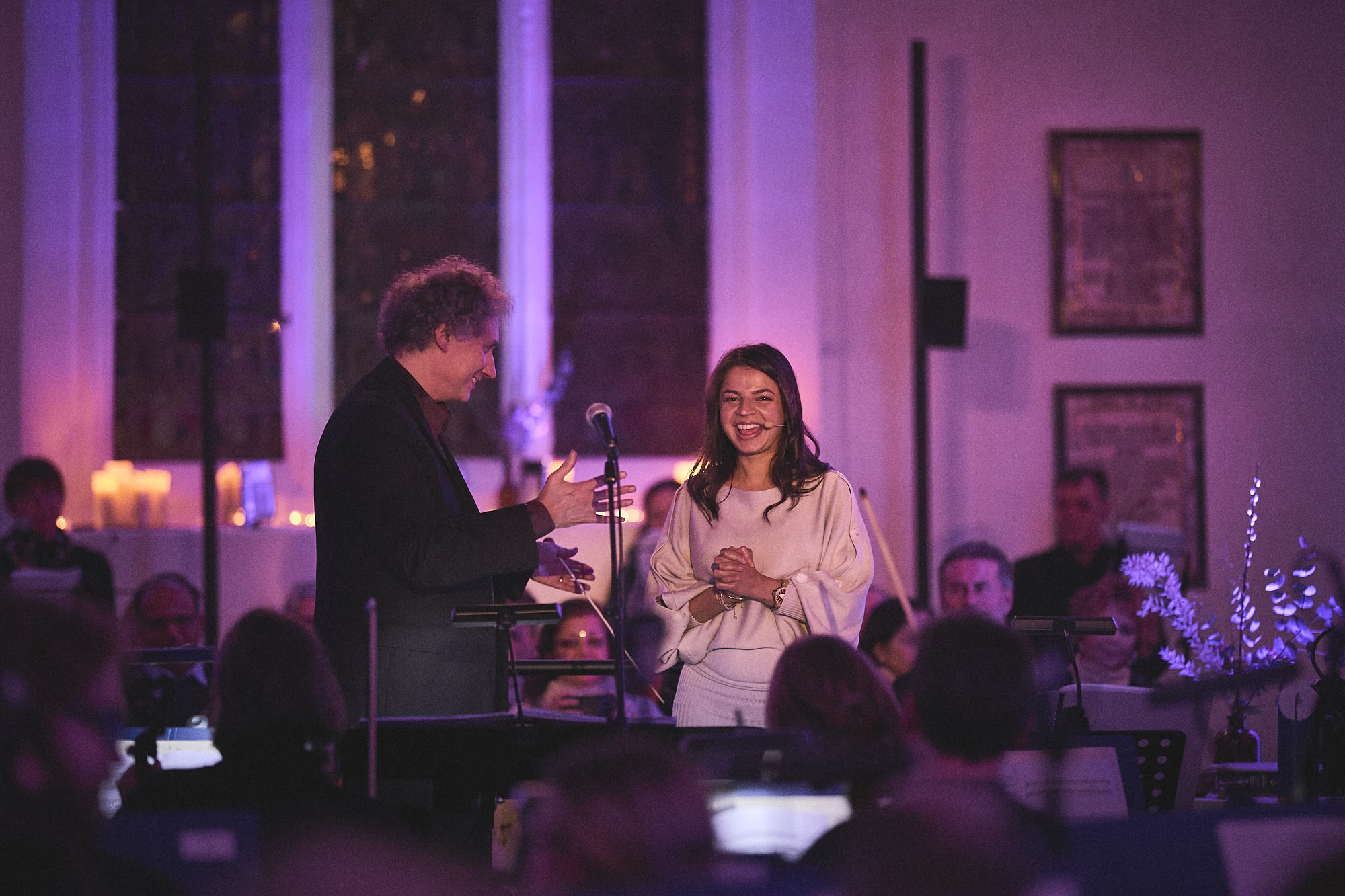 Harmony of the Worlds consoles audience with immersive sound - Installation