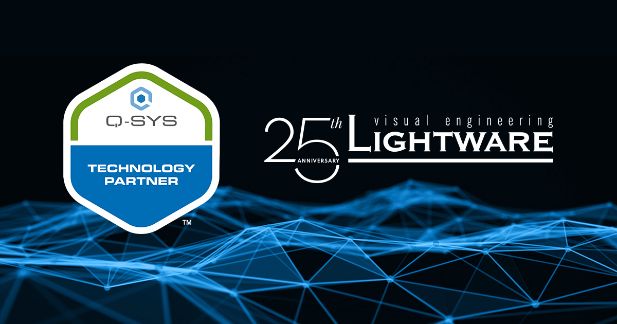 Lightware joins the Q-SYS Technology Partner Program - Installation