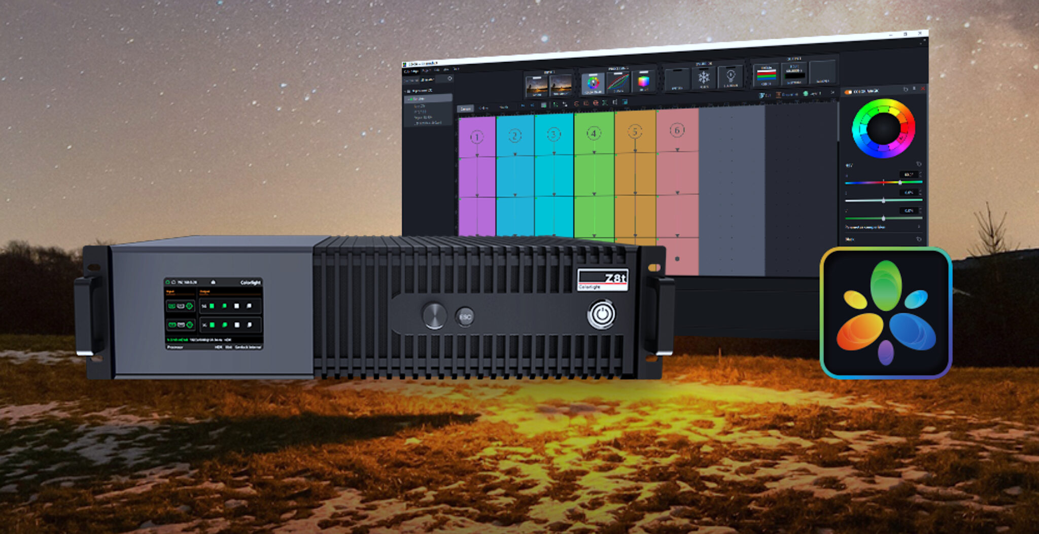 Z8t video processor provides precise colour control - Installation
