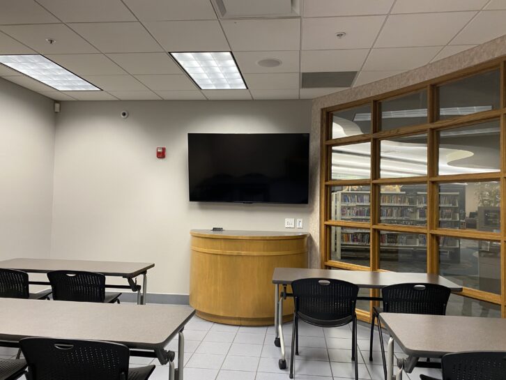 Harman AMX Jetpack powers library conference rooms - Installation