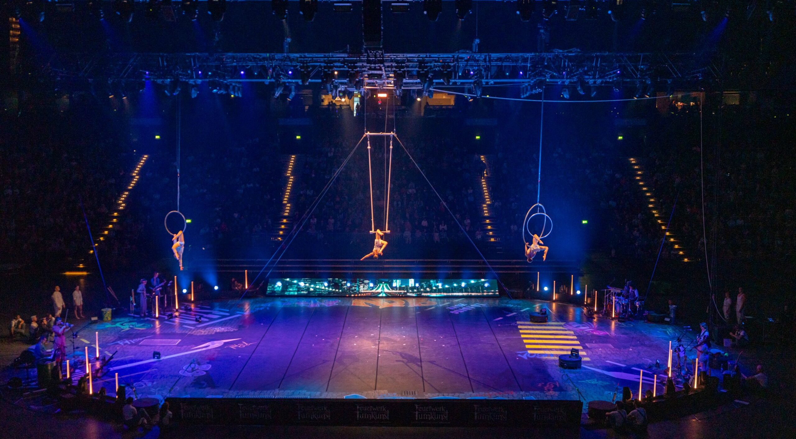 GLP lights up German gymnastics show - Installation