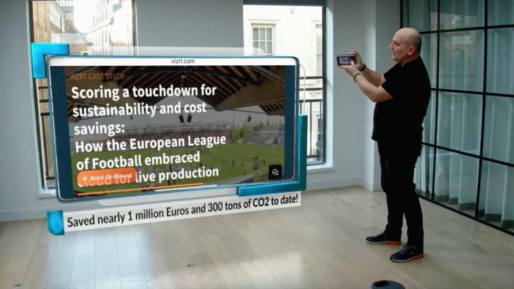 Vizrt introduces AR hybrid video solution - Installation