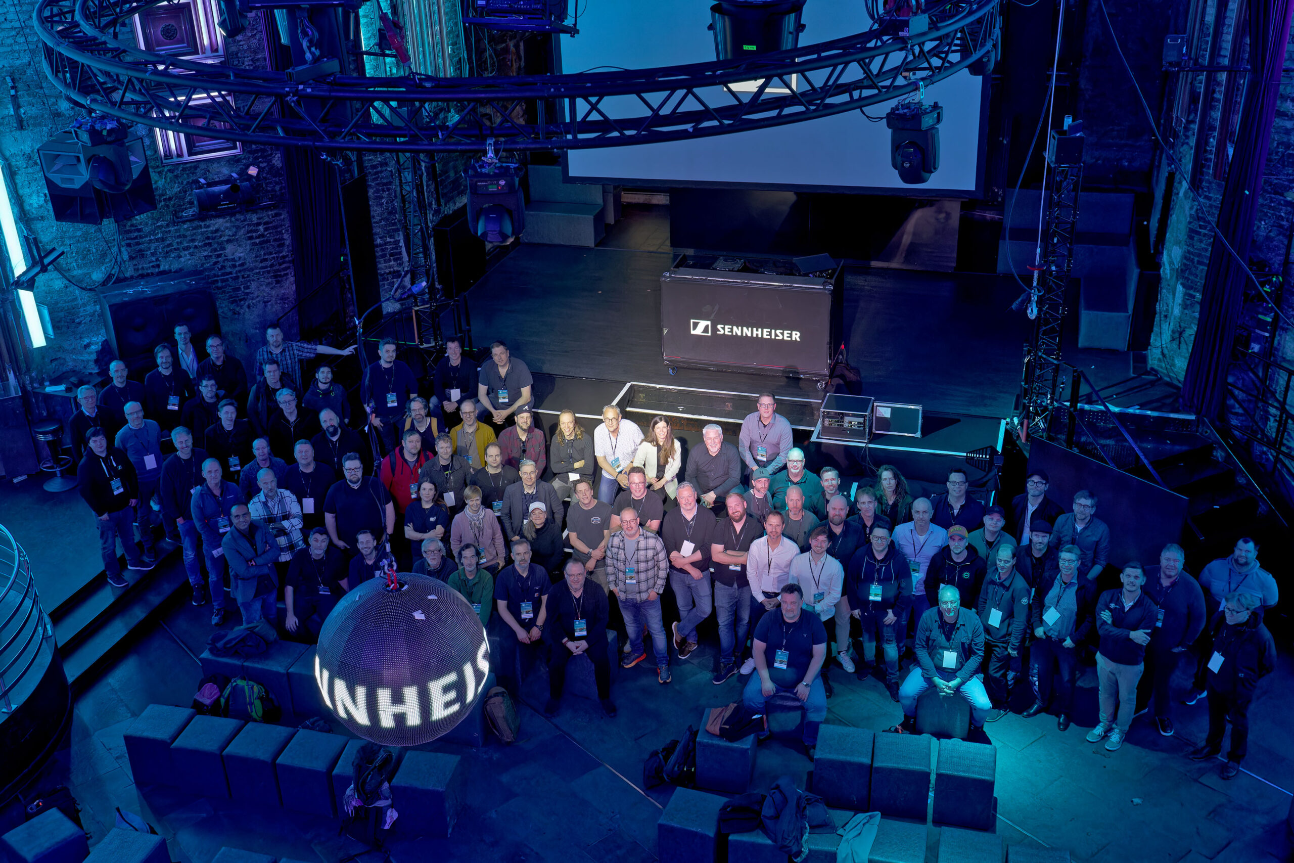 Sennheiser reveals WMAS prototypes to 50 sound engineers - Installation