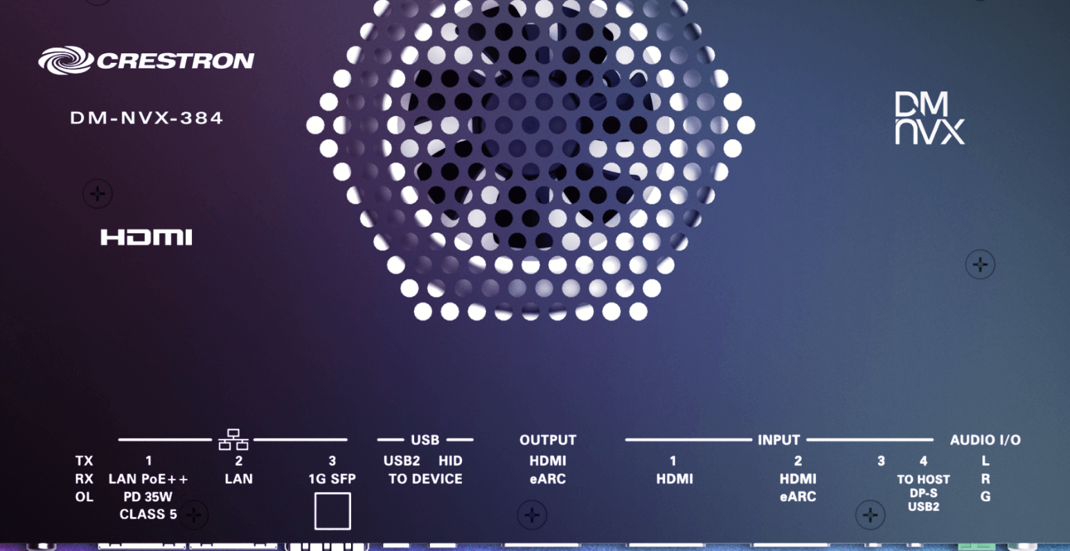 Crestron launches new DM NVX 384 encoder/decoder - Installation
