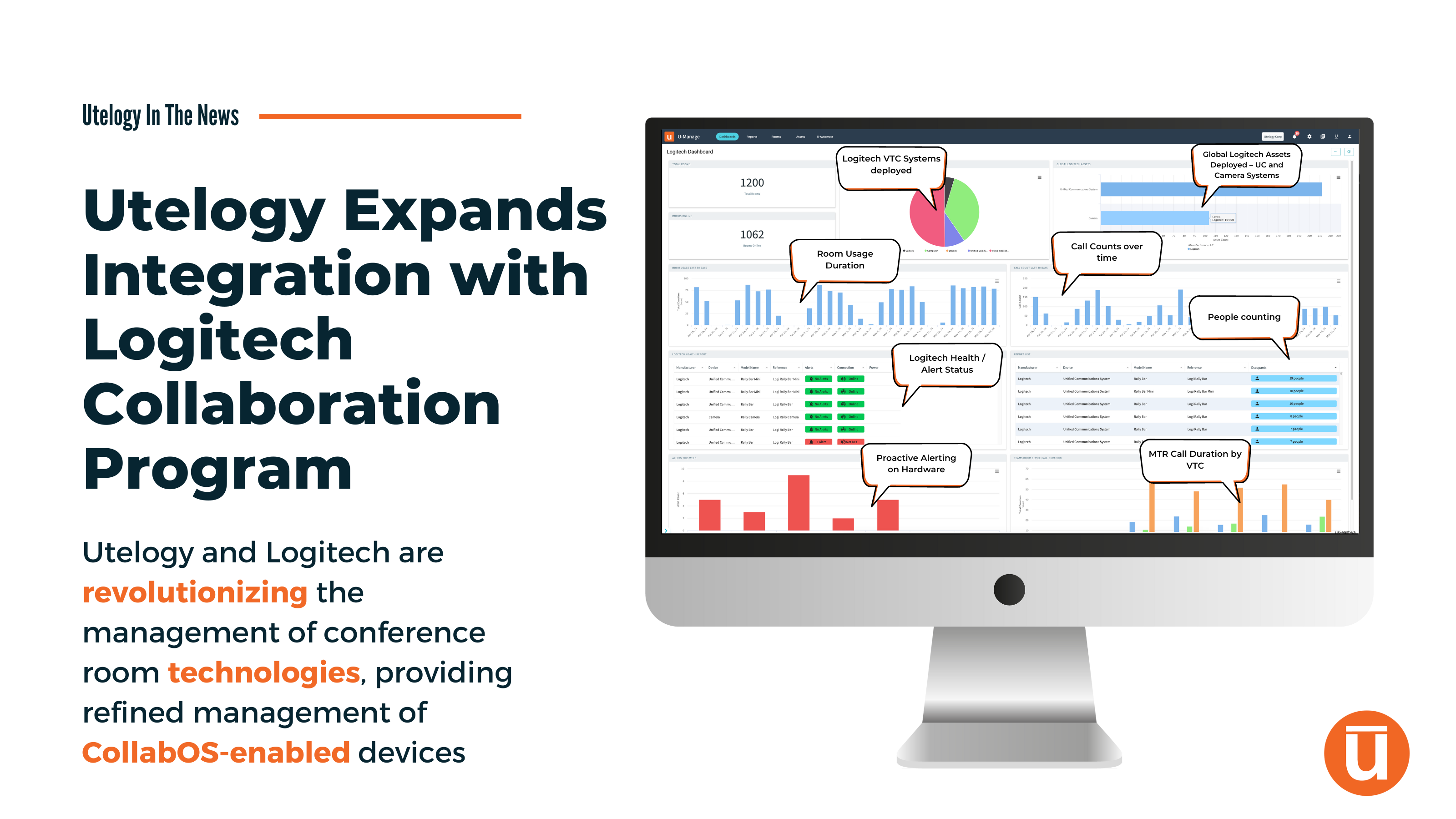 Utelogy expands integration with Logitech CollabOS API - Installation