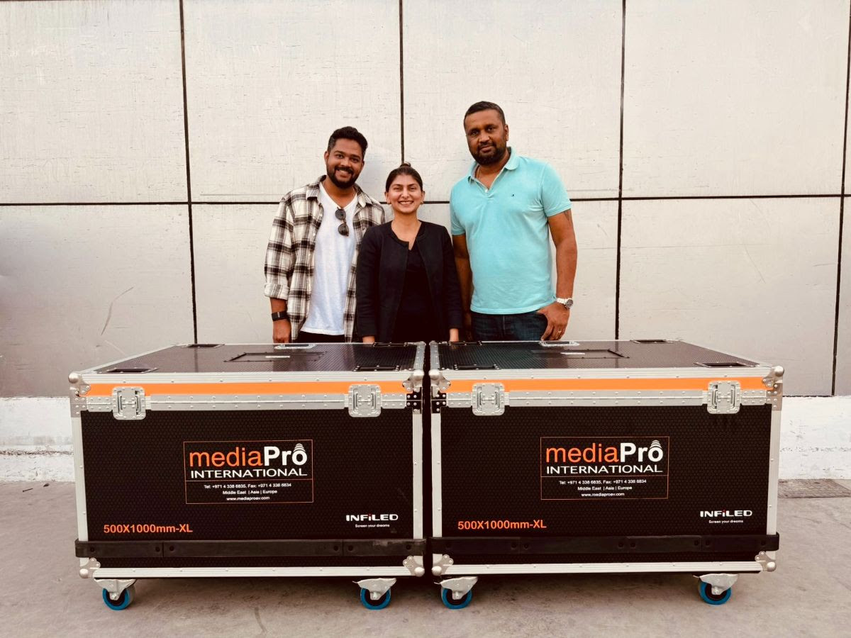 UAE's mediaPro purchases 2000sqm of INFiLED screens - Installation