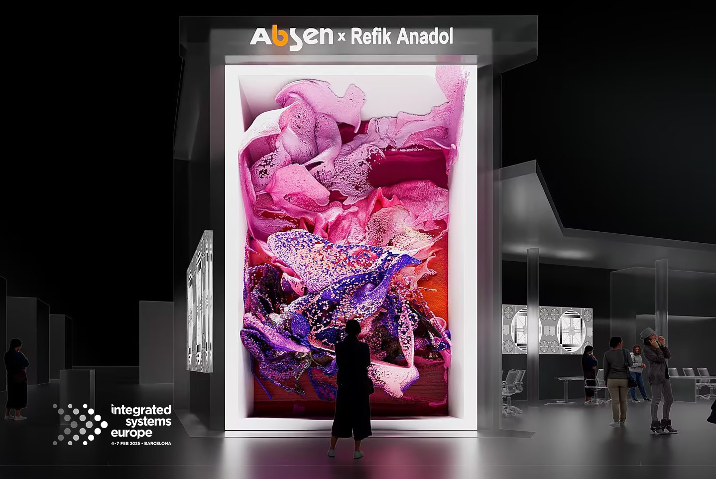 Absen and Refik Anadol to unveil AI-generated artwork - Installation