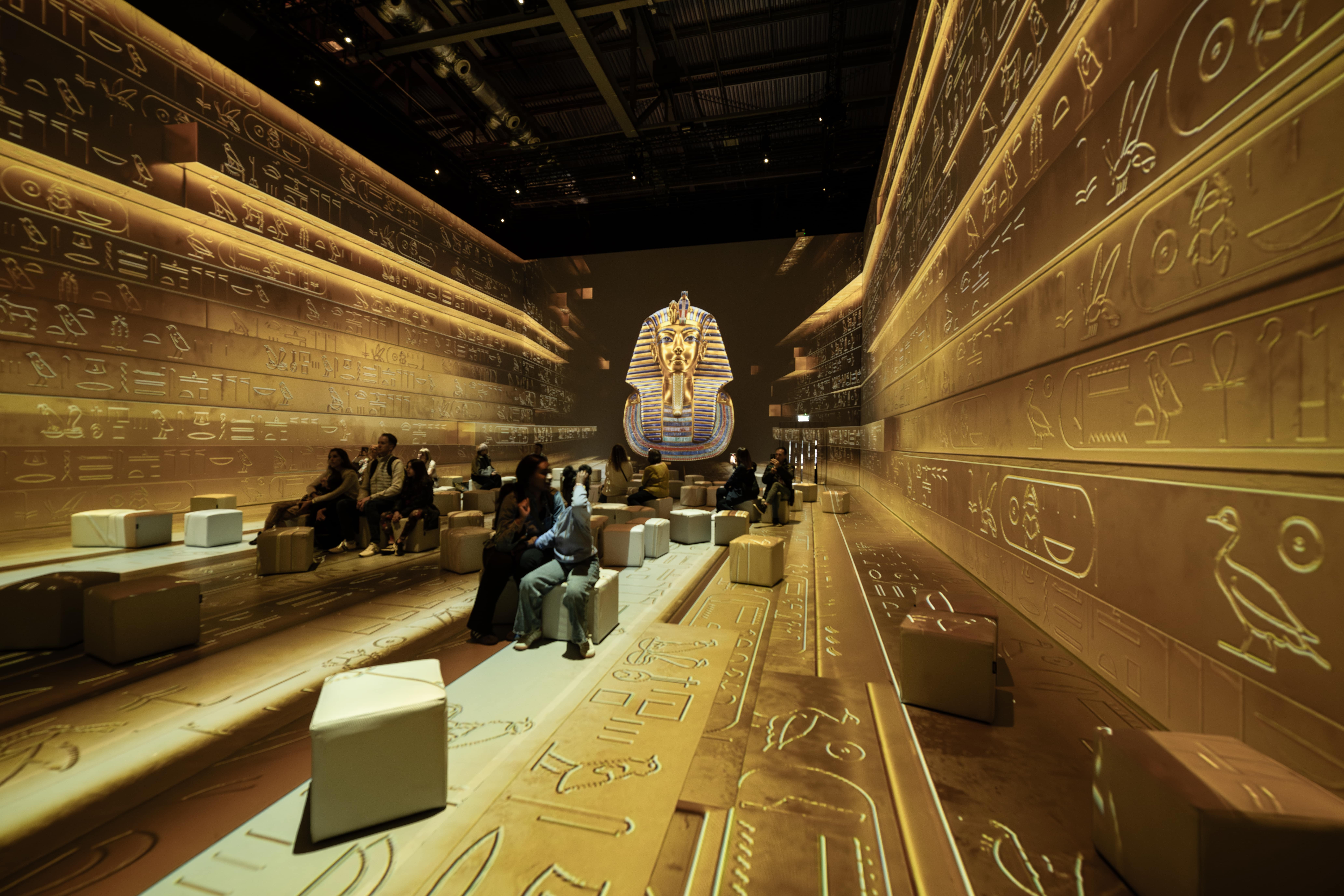 Hive powers Tutankhamun: The Immersive Exhibition, in London - Installation