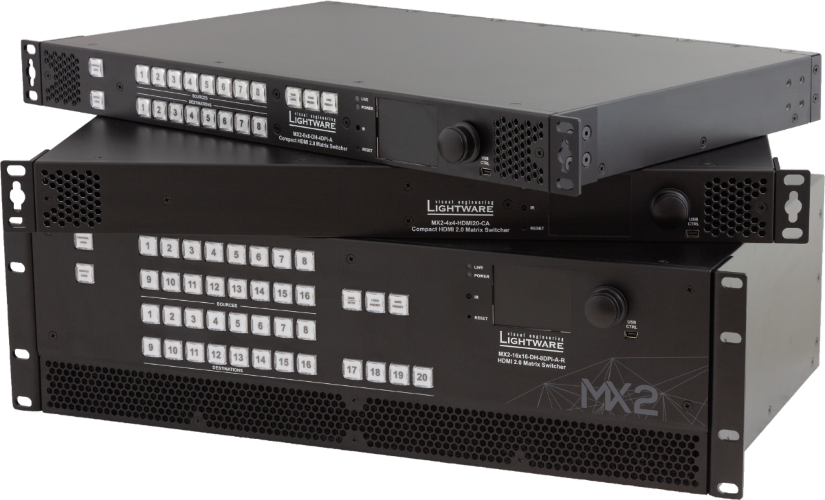 Latest firmware update to Lightware MX2 matrix switchers unlocks 5K ...