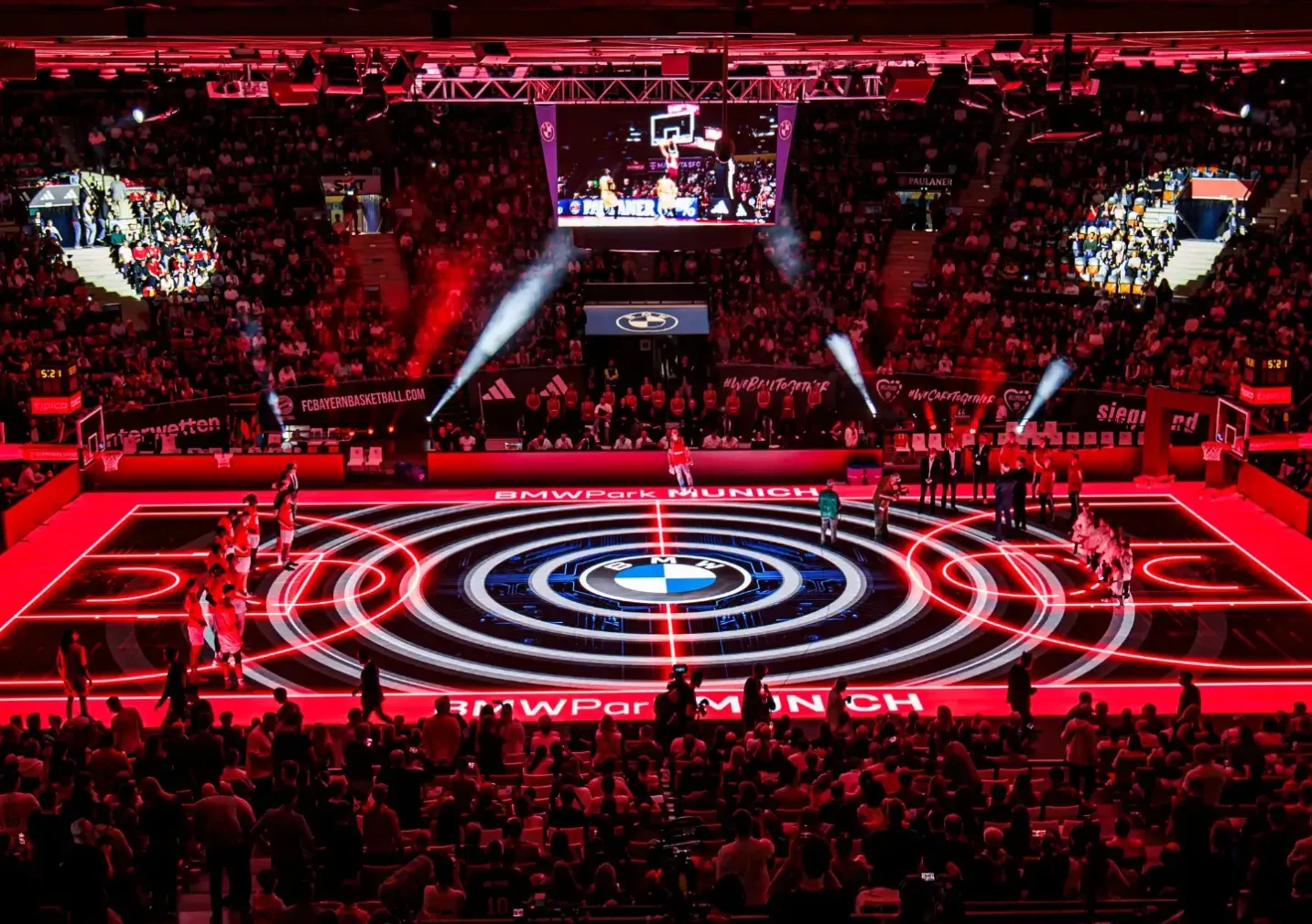 ASB GlassFloor expands LED sports flooring business - Installation