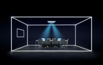 Shure to showcase AI-powered ceiling array microphone - Installation