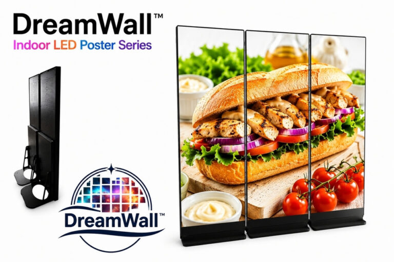 DreamWall to debut portable LED Poster Series - Installation